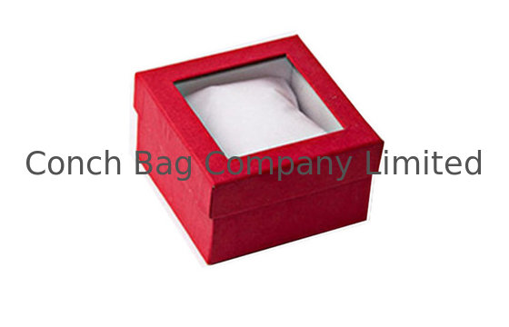 Eco-Friendly Gift Box Watch Packaging with Clear Plastic Window