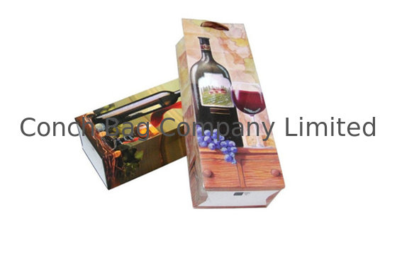 Customized Recycled Cardboard Gift Boxes Wine Glass Packaging