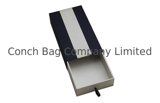 Black Recycled Cardboard Gift Boxes , Small Gifts Packaging Offset printing