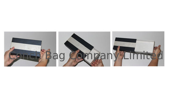 Black Recycled Cardboard Gift Boxes , Small Gifts Packaging Offset printing