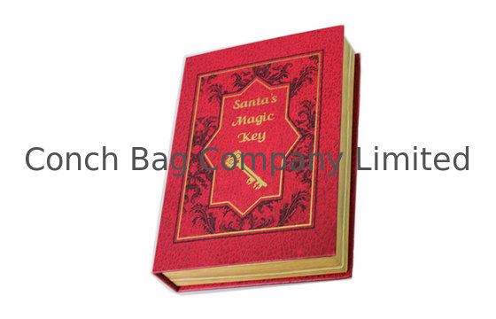 Clamshell Magic Key Box With Eva Inside For Closure , Book Shaped