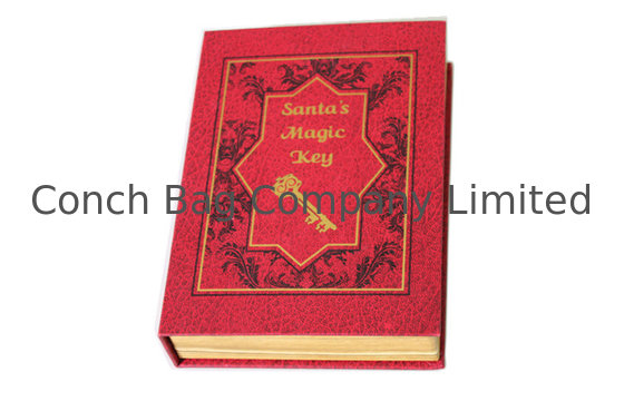 Clamshell Magic Key Box With Eva Inside For Closure , Book Shaped
