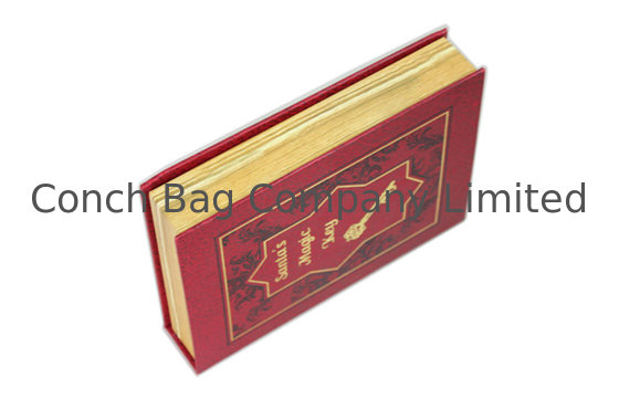 Clamshell Magic Key Box With Eva Inside For Closure , Book Shaped