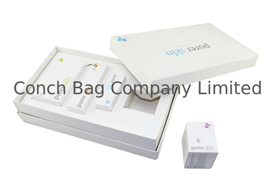 Skin cosmetics gift boxes with spot UV and matt lamination