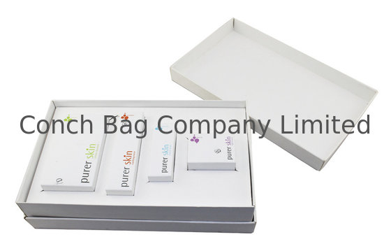 Skin cosmetics gift boxes with spot UV and matt lamination