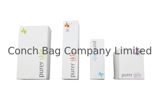 Skin cosmetics gift boxes with spot UV and matt lamination