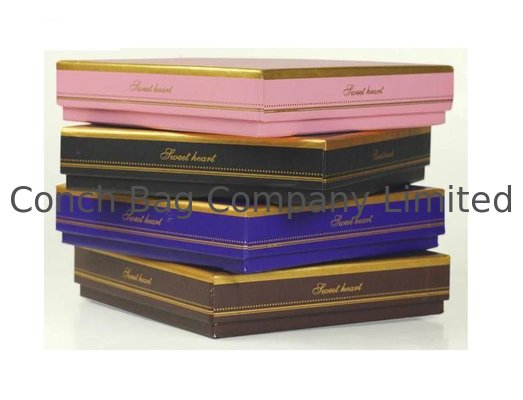 Square Cardboard Gift Packaging Boxes , small cardboard gift boxes