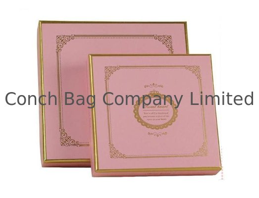 Recycled Square Chocolate Box Packaging For CMYK / Pantone