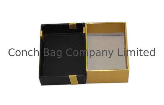 Jewelry Packaging Box Recycled Cardboard Gift Boxes With Ribbon Crossed