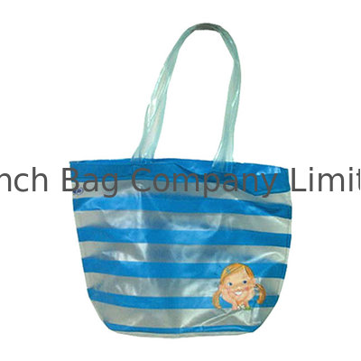 Portable PVC Clear Lunch Bags With Custom Logo For Promotion