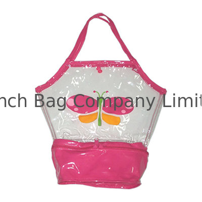 Fashionable Clear PVC Bags , Customized Shoulder Bags For Women
