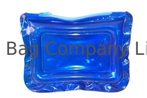 Bule 0.30MM Clear PVC Bags With Zipper For Cosmetic Packaging