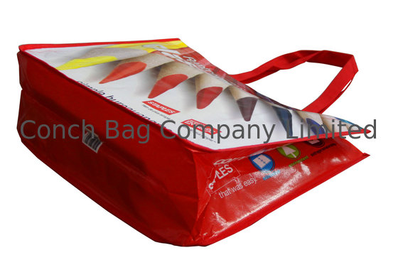 Customized PP Woven Shopping Bags College Style