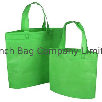 OEM offset printing shopping bag fabric non woven bag green or red color