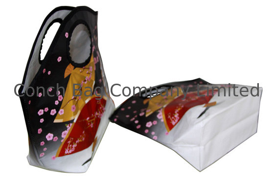 Fans & Flower PP Woven Shopping Bags Waterproof 140gsm