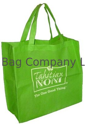 Small Green Color Folding Recycling Laminated Non Woven Bag Fabric
