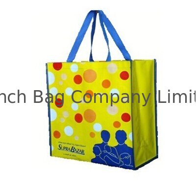 Durable Non Woven reusable shopping Bag with Laminated for retail