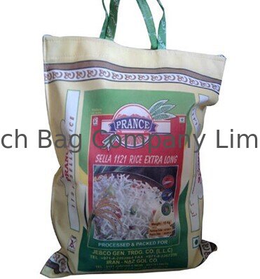 Custom Bopp Laminated Polypropylene Rice Bags 50kg 25 kg , pp rice bags