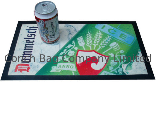 Promotional Nitrile Rubber Bar Runner Beer Mats with Non Woven Fabric