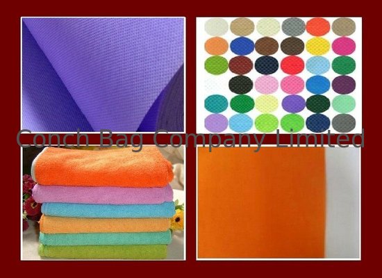 Skin Clean Towel Raw Material PP Non Woven Fabric , Colorful Spunbond Nonwoven Fabric