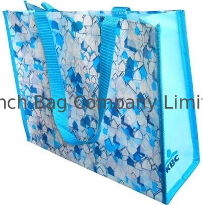 Green PP Woven Shopping Bag