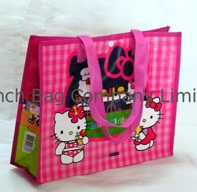 Customized Laminated plastic PP Woven Reusable Shopping Bag Recycled