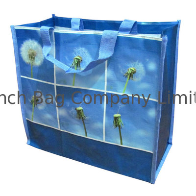 Promotional Eco Friendly Plastic PP Woven Shopping Bag Colorful