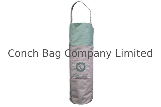 Promotional Small Wine Bottle Pouch Totes , Cute Reusable Shopping Bags