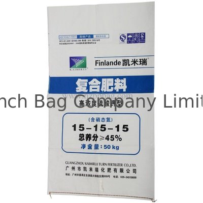 50kg Glossy BOPP Laminated PP Woven Bags Recycling , Fertilizer Bag