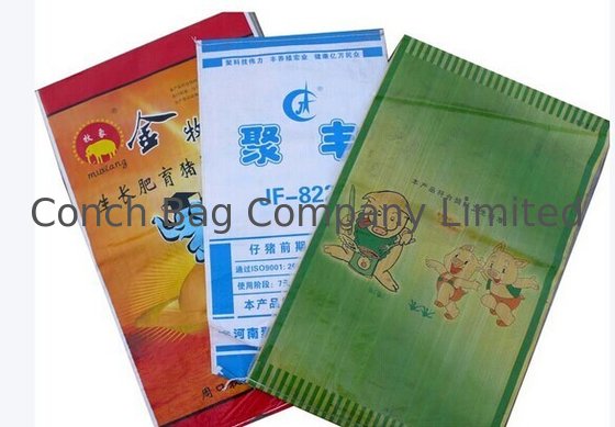 Reusable Bule polypropylene cement bags eco friendly With Handle / cut / sew Top