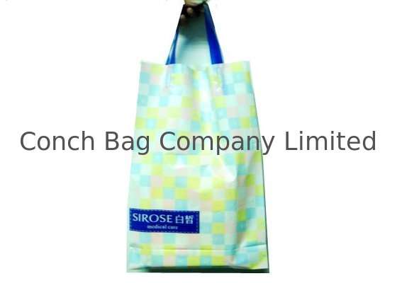 Gravure Printing Custom Die Cut Handle Plastic Polyethylene Bags