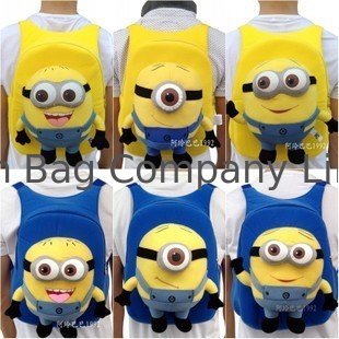 Despicable Me Minion Children School Backpack / Kids Back Packs
