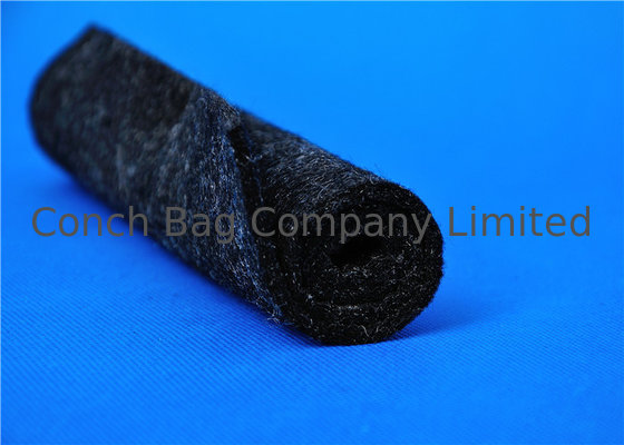 Black Anti Static 3mm Non Woven Needle Punch Felt Thcik Felt Fabric