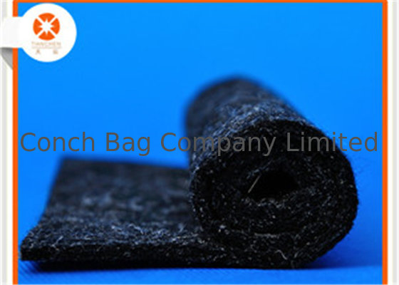Black / Grey Needle Punched Non Woven Felt Fabric for Electric Blanket