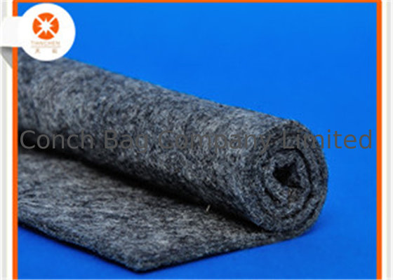 Black / Grey Needle Punched Non Woven Felt Fabric for Electric Blanket
