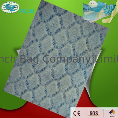 China Embossed Spunlace Nonwoven Fabric manufacturer 70%viscose 30%polyester 70gsm