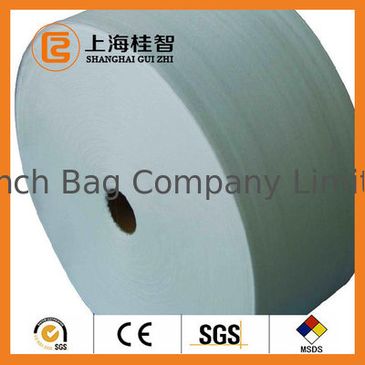60GSM White 100% Bamboo Spunbond Non Woven Fabric Good Water Penentration