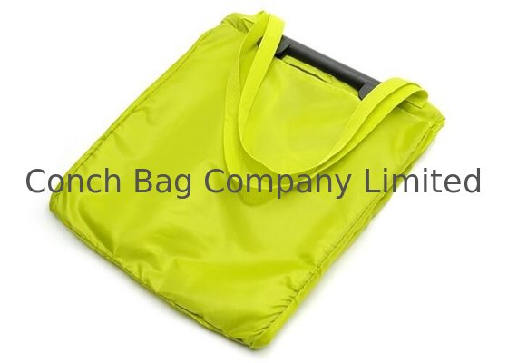 68L Ultra big capacity 420D nylon fabric portable shopping bag with bearing handle recyclable