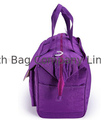 Large women Nylon shoulder travel Bag with long and adjustable strap