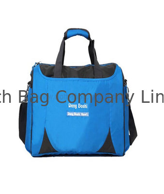 Multifunction travel duffel nylon shoulder Bag sky blue for athlete