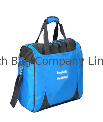 Multifunction travel duffel nylon shoulder Bag sky blue for athlete