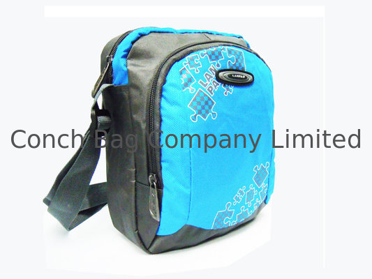 Blue Mens Nylon Shoulder Sports Bag For Outdoor Sports / Travel