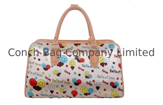 Durable Oxford fabric Cloth Travel bags with Logo / flower printing