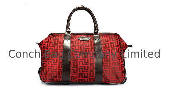Large main compartment cloth travel bags with logo printing