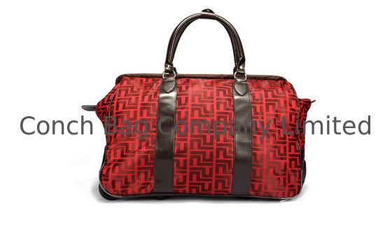 Large main compartment cloth travel bags with logo printing