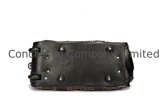 Customized oxford fabric cloth travel bags  travel duffel with pull handle