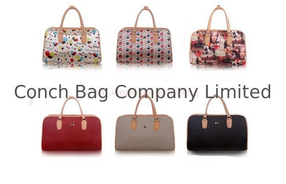 Water resistant lightweight cloth travel bags with large main compartment / logo printed