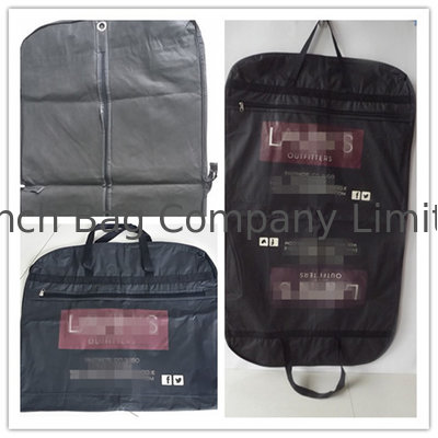 Mens Hanging Garment Bags With Pockets / Cloth Garment Bags with Zipper