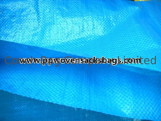 Durable Blue PP Woven Bags for Packing Chemicals / Industrial Polypropylene Sacks
