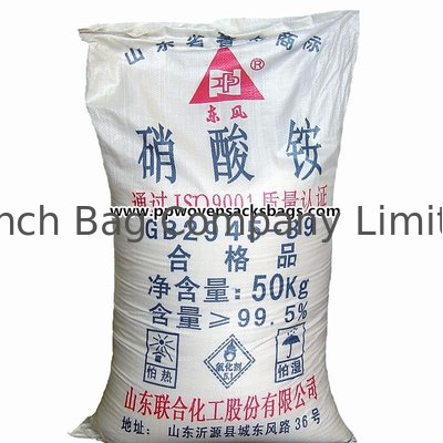 OEM Fertilizer Packaging Bags PP Woven Sacks for Packing Ammonium Nitrate